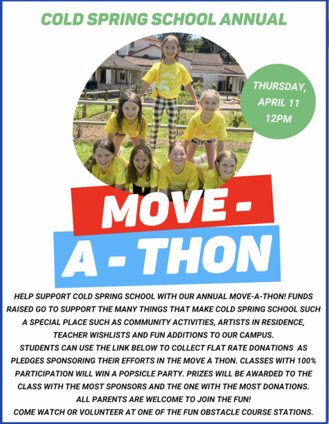 Move-a-thon | Cold Spring School